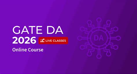 Gate Da 2026 Online Course [live Classes]