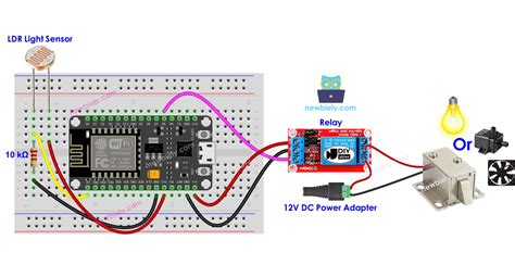 esp8266 light sensor relay esp8266 tutorial