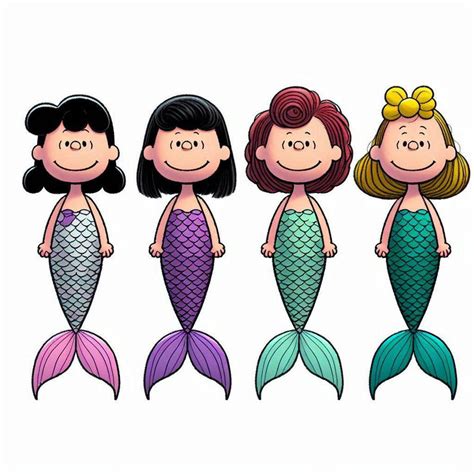 Peanuts Girls 1 By Mermaidan On Deviantart