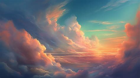 Sky Color Clouds Sea Of Clouds Background Sea Of Clouds Clouds Cloud