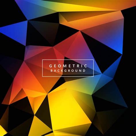 Abstract Colorful Geometric Polygon Background 243780 Vector Art At