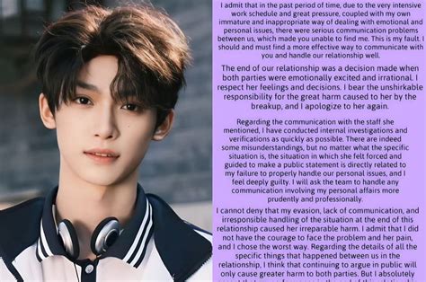 Revenged Love Star Zi Yu Issues Statement On Cheating Accusation