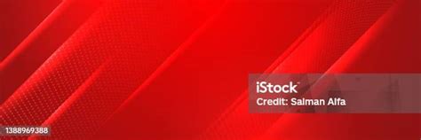 기업 네온 스타일 레드 와이드 배너 디자인 배경 어두운 빨간색 기술 기하학적 배경추3d 배너 디자인 벡터 일러스트레이션 0명에 대한 스톡 벡터 아트 및 기타 이미지 Istock