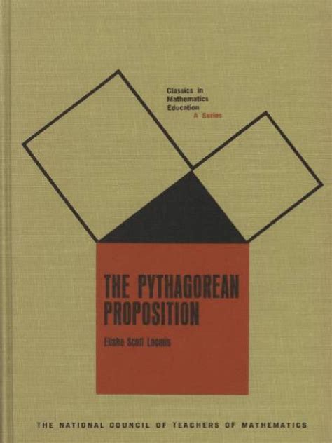 The Pythagorean Proposition Ellisa Loomis Pdf