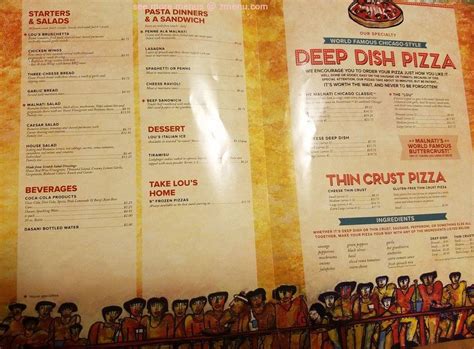 Online Menu Of Lou Malnatis Pizzeria Restaurant Harwood Heights