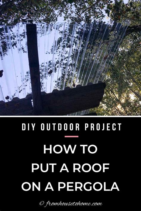 Diy Flat Pergola Roof How To Put A Roof On A Flat Pergola In 2025