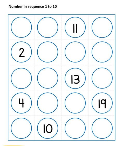Number Sequence Worksheets Free Image And Pdf Printables