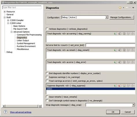 Warning Code Does Not Show C2000 Microcontrollers Forum C2000™︎ Microcontrollers Ti E2e