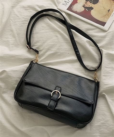 빈티지 스퀘어 숄더백 2colors V2