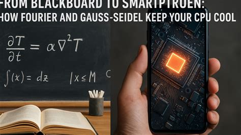 from blackboard to smartphone how fourier and gauss seidel keep your