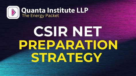 Preparation Strategy Csir Net Youtube
