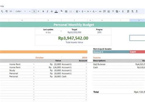 Download Spreadsheet Excel Tabungan Kaluna 300 Juta Cara Lunasi Hutang
