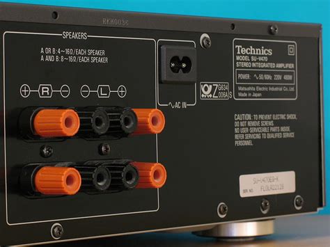 Technics Su V470 Integrated Amplifier Audiobaza