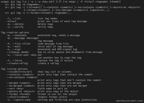 git tag操作指南 csdn博客