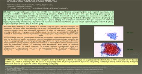 ΚΑΡΚΙΝΟΣΑΡΚΩΜΑ ΠΑΓΚΡΕΑΤΟΣ ΣΠΑΝΙΟ ΠΕΡΙΣΤΑΤΙΚΟ 5ο Ελληνικό Συνέδριο Ογκολογίας