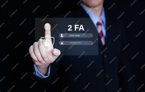 Premium Photo Two Factor Authentication Increases The Security Of Account Access 2fa Concept