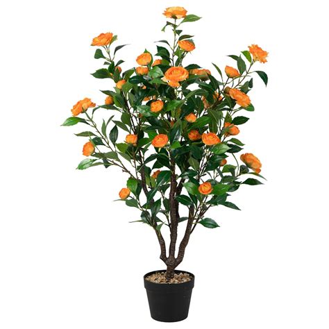3 3 ft artificial tree artificial camellia tree faux plant for indoor