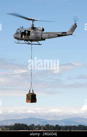 A Side View Of Bell Uh 1 Iroquois A Helicopter Used In The Viet Nam War