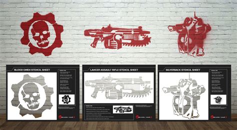 Gears Of War Stencils