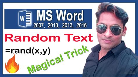 how to generate random text in ms word ms word paragraph shortcut key