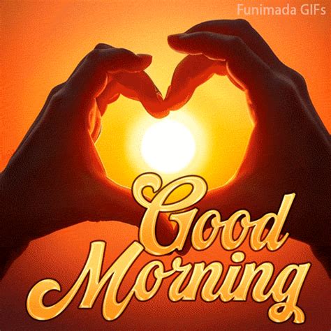 A Sunrise Heart Hands Good Morning  Funimada