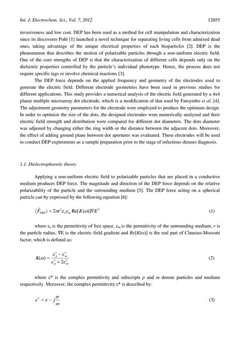 Solution 2012 517 The Design And Simulation Of A Planar Microarray Dot