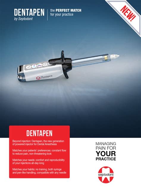 Dentapen Brochure Website Pdf Injection Medicine Syringe