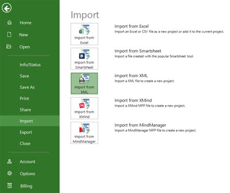 Import From Xml Project Plan 365