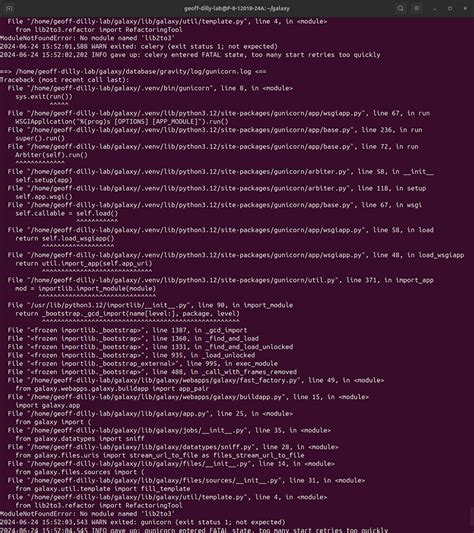 Need Help Installing Galaxy Modulenotfounderror No Module Named Lib2to3 Troubleshooting