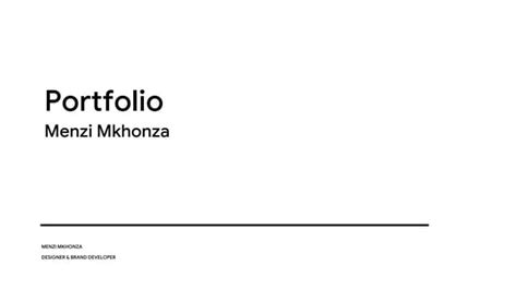 Portfolio And Framework Ppt