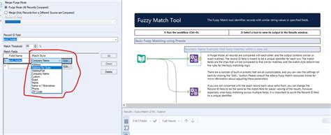 fuzzy matching help alteryx community