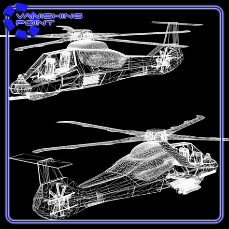 Comanche Rah 66 Helicopter Poser Vue 3d Models Vanishingpoint