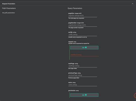 Api Explorer Possible Values For Query Parameters Site Feedback Genesys Cloud Developer Forum