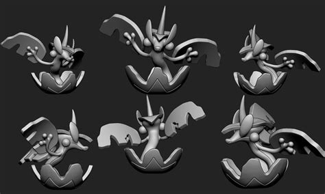 Pokemon Applin Flapple And Appletun With 2 Poses 3d Model 3d