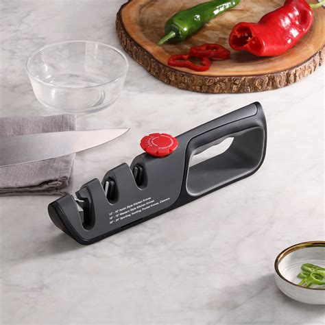 4 Stage Knife Sharpener Cangshan Cutlery Touch Of Modern