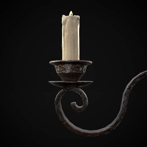Classic Iron Candelabra 3d Model By Get Dead Entertainment