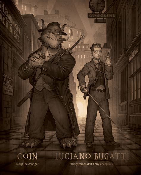 Oc A Pair Of Characters From A Low Magic 1920s Style Campaign R