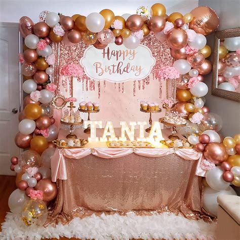 Stunning Rose Gold Birthday Party Decoration Ideas To Glam Up Your Celebration