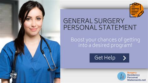 General Surgery Personal Statement Writing Help