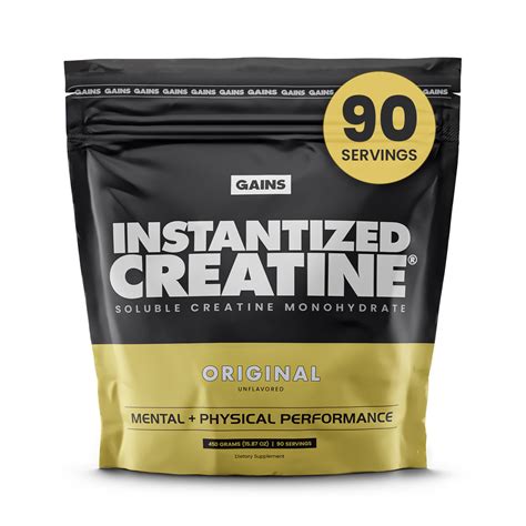 Instantized Creatine Live Gains In Bulk