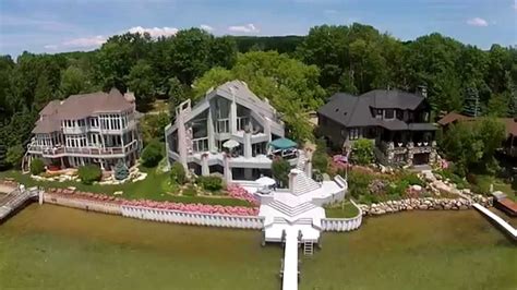 Devos Home On Lake Charlevoix At Jonathan Stiefel Blog