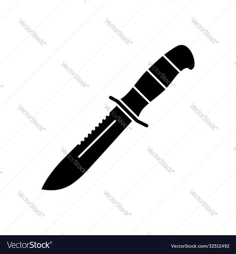Combat Knife Royalty Free Vector Image Vectorstock