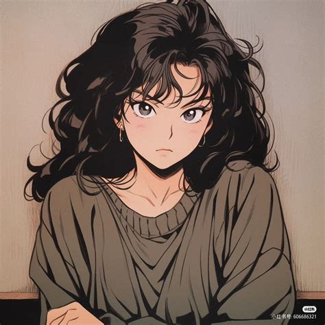 Wavy Hair Anime
