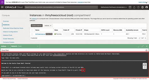 Oracle Cloud Infrastructure를 사용하여 Linux 컴퓨팅 인스턴스에 액세스 및 관리