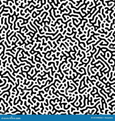 Reactiondiffusion System Visualization Of Turing Patterns Nature Of Sound Vector Concept