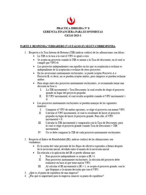 2023 01 Pd8 2023 01 Gerencia Financiera Pdf Inversiones Comercio