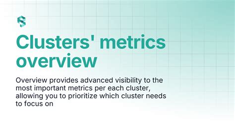Clusters Metrics Overview Perfectscale