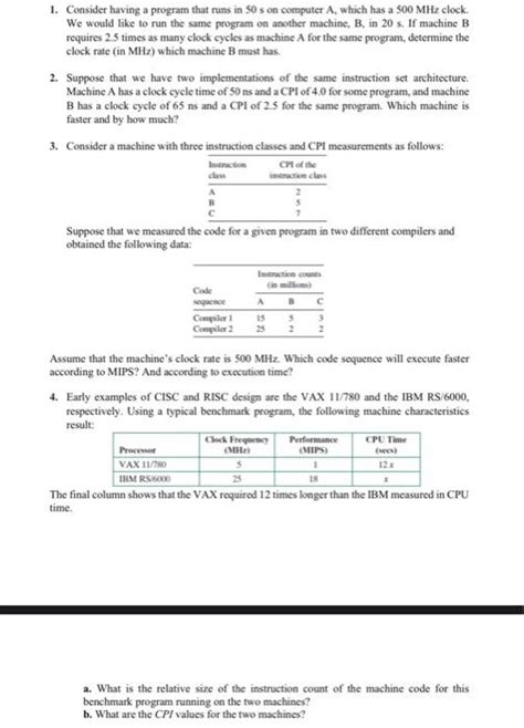 Solved 1 Consider Having A Program That Runs In 50 S On