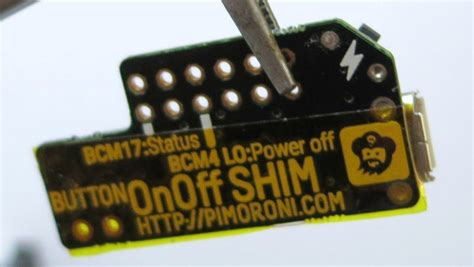 Installing The Pimoroni Onoff Shim The Hard Way We Saw A Chicken