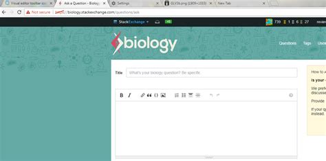 Visual Editor Toolbar Icons Not Showing On Chrome On Some Stack